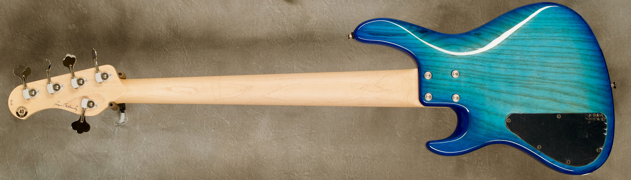 #9179 Bora Blue Burst 5-24 Modern. - Sadowsky Guitars