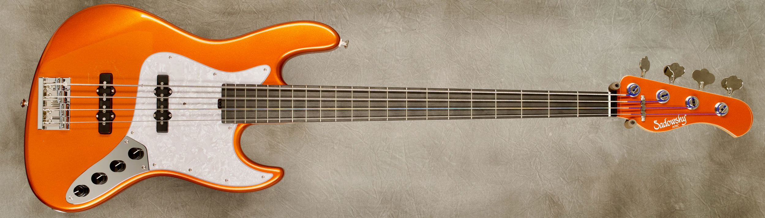 #9497 Candy Apple Orange 4-21 Vintage. - Sadowsky Guitars