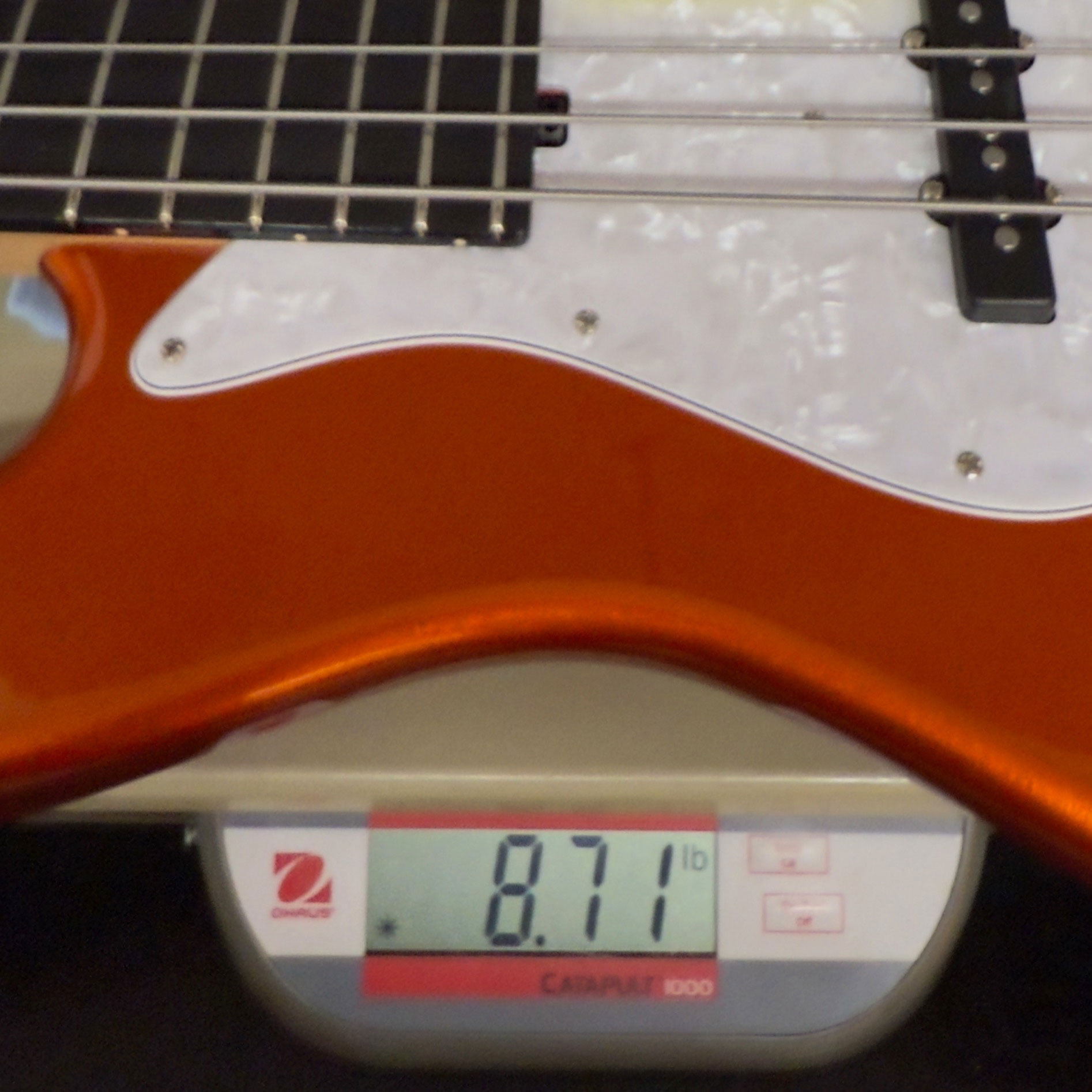 #9497 Candy Apple Orange 4-21 Vintage. - Sadowsky Guitars