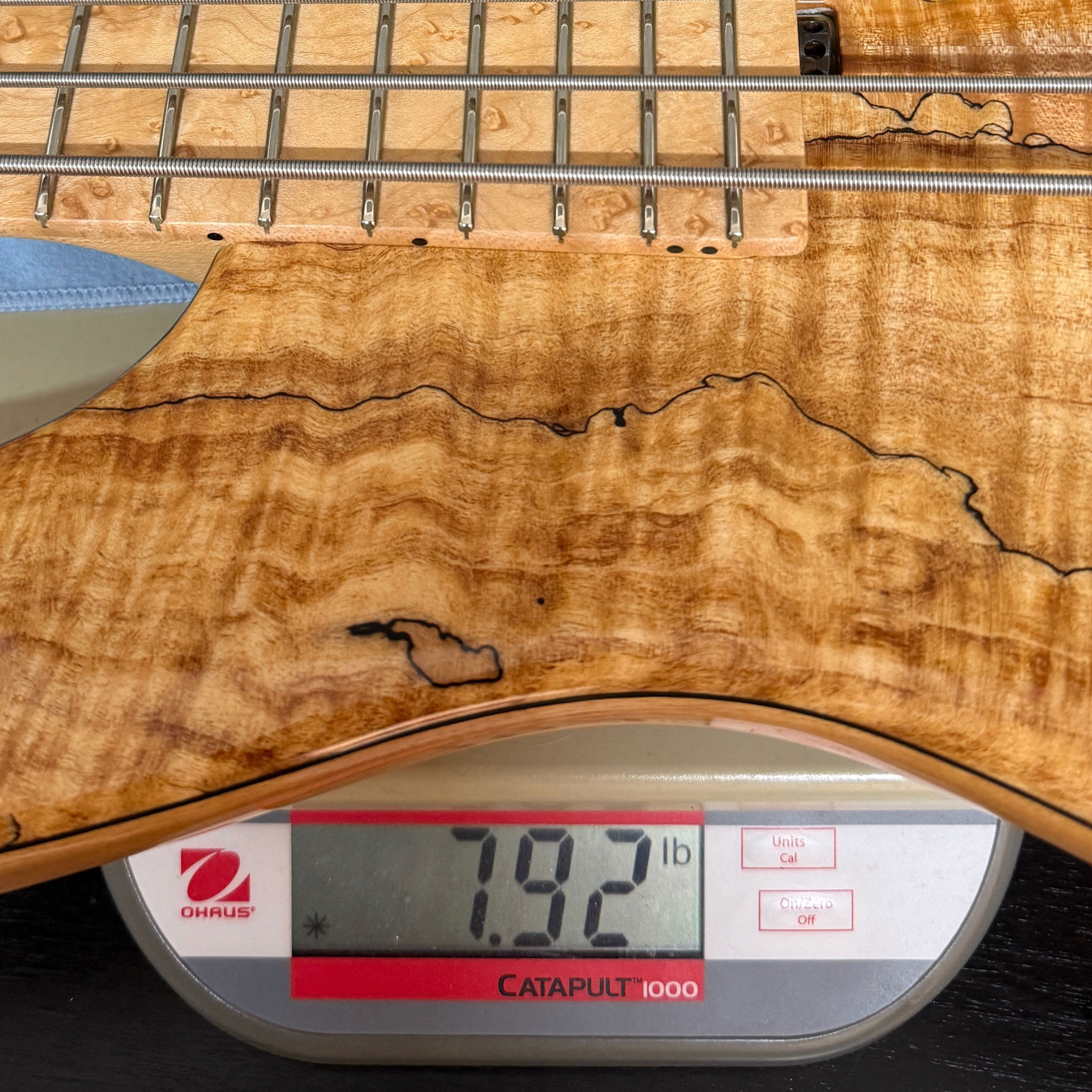 #9255 Spalted Maple 5-24 Modern Standard. - Sadowsky Guitars