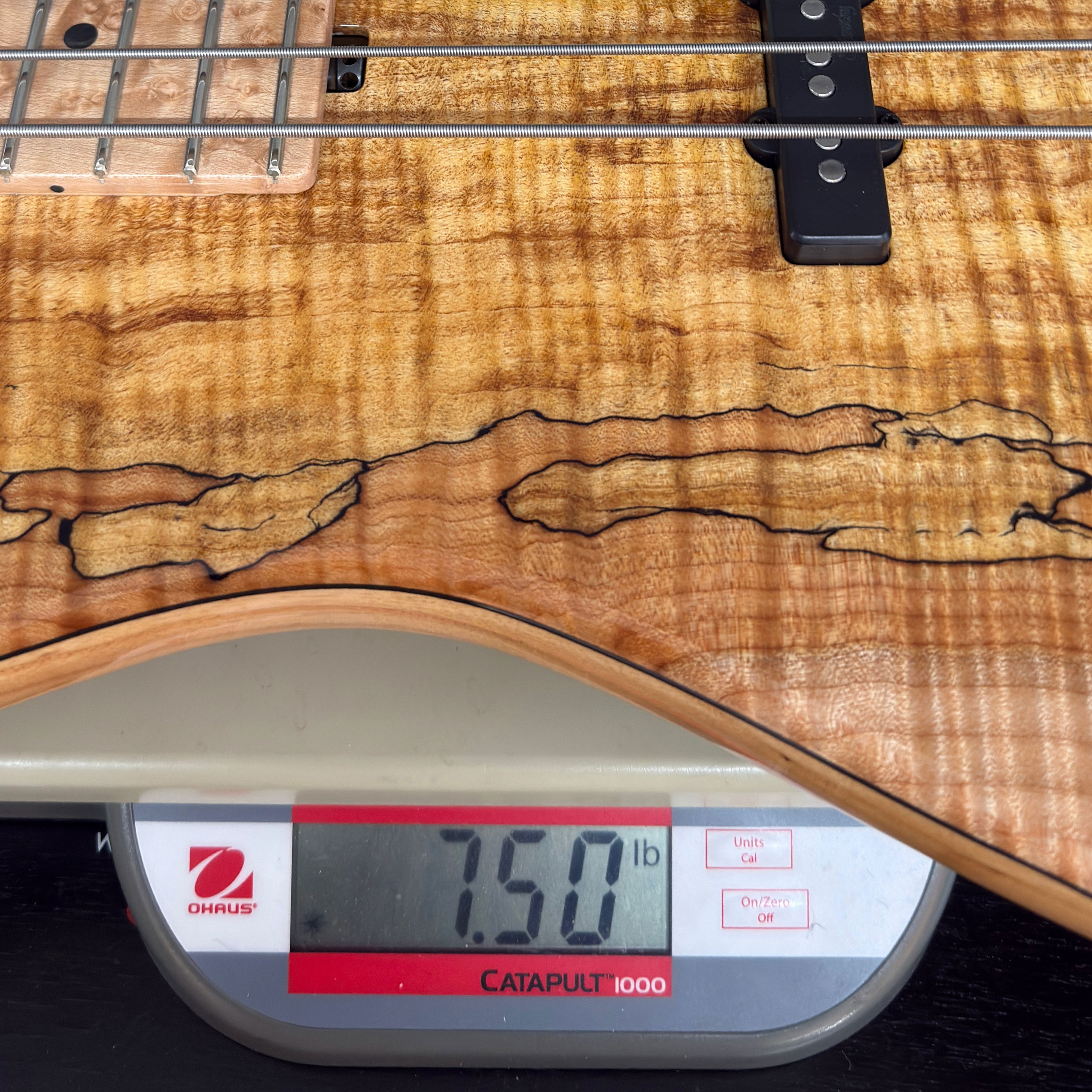 #9343 Spalt Maple 4-21 Standard. - Sadowsky Guitars